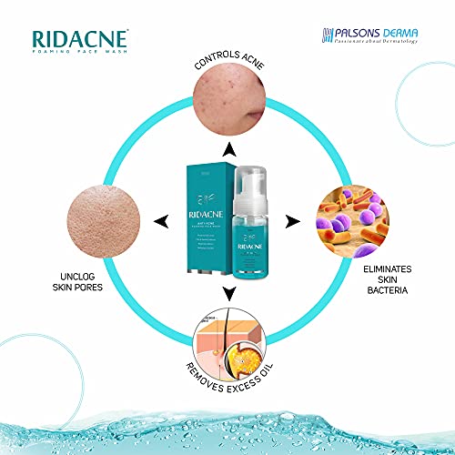 Ridacne Foaming Face Wash 100 Ml - Palsons Derma